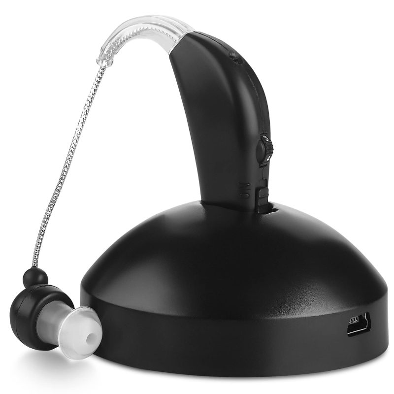 Rechargeable Hearing Amplifier - Wireless Hands-Free Neckband, Noise ...