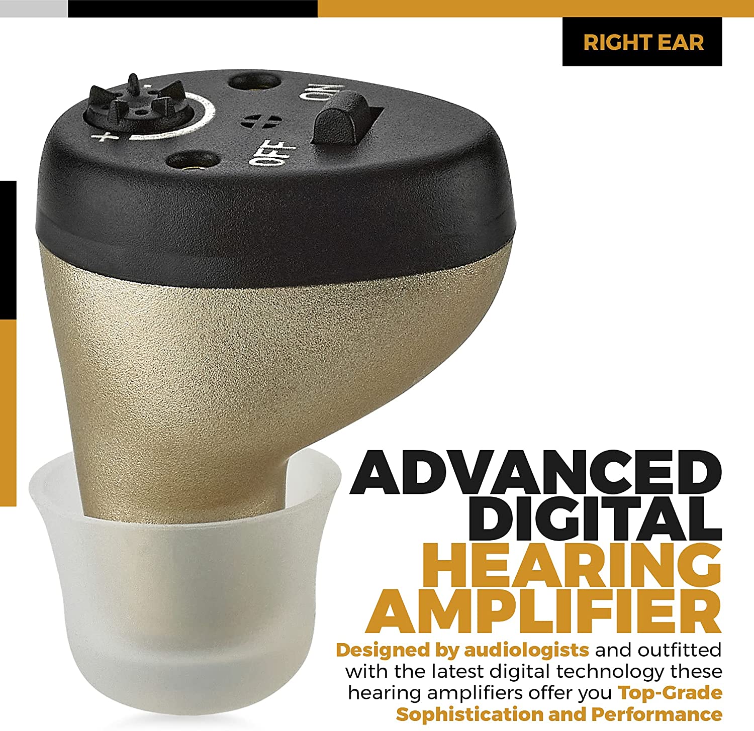 Hearing Ear Amplifier for The Hard of Hearing, Noise Reducing