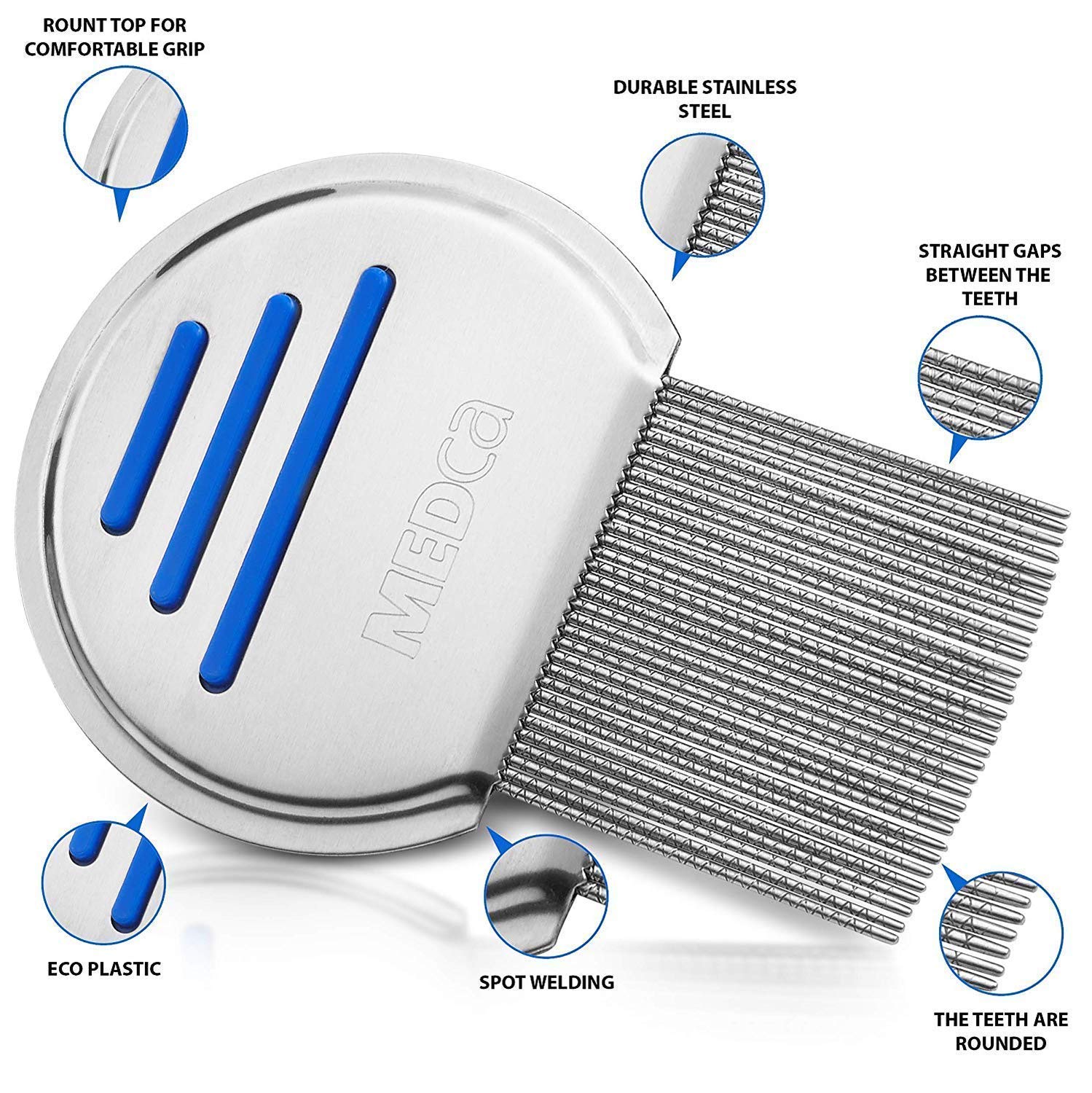 Lice Comb Pack Of 3 Head Lice Treatment Thats Individually Package To Prevent Contamination