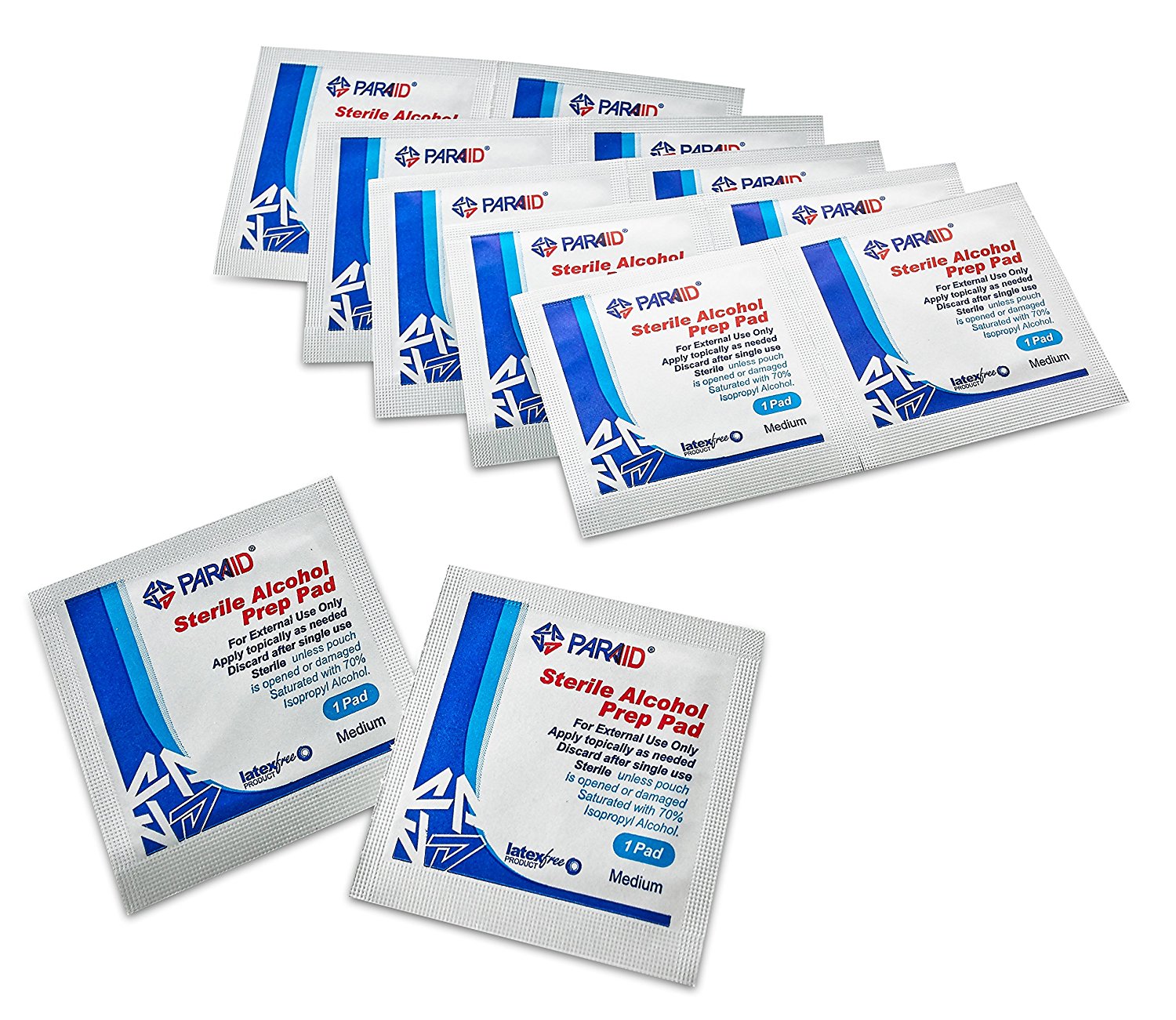 MEDca Alcohol Prep Pads, Sterile, Medium, 2-Ply PACK OF 200 | Carismedic